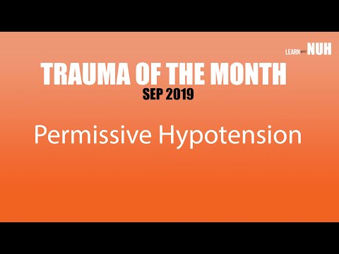 Permissive Hypotension - TOTM