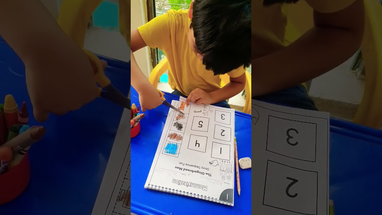 #mommyization #gingerbread #funlearningactivities #foryou #worksheet