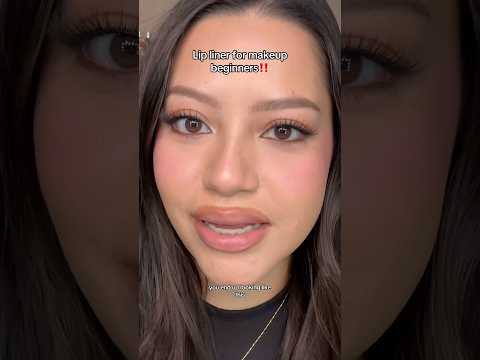 Lip liner tips for beginners‼️