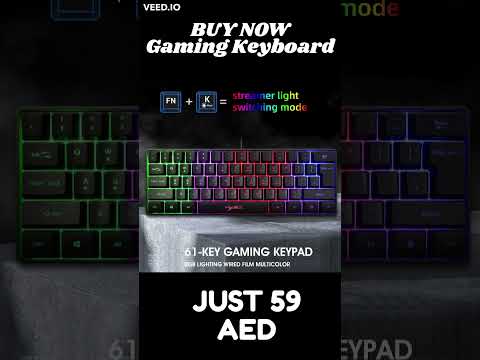 HXSJ V700 RGB Wired Gaming Keyboard Black