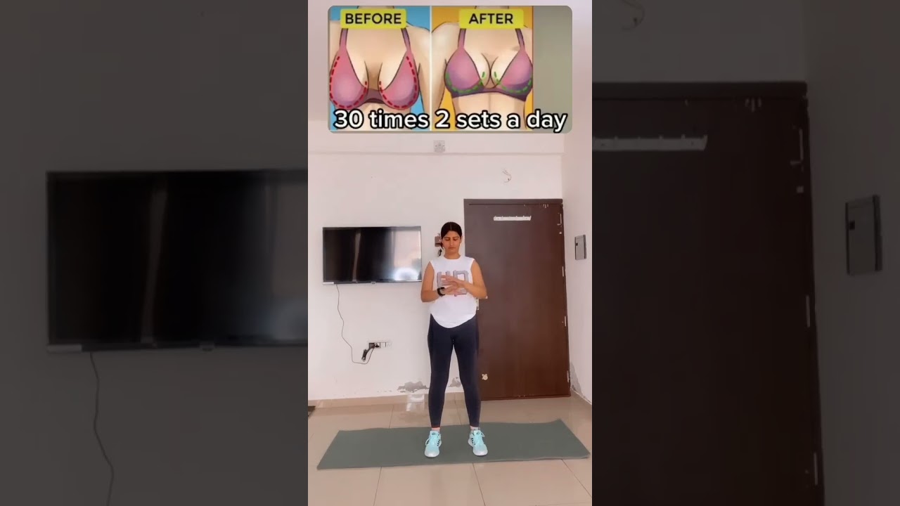 Transform Your Curves: The Ultimate Breast Exercise for BIGGER Boobs #workout #breastgrowth