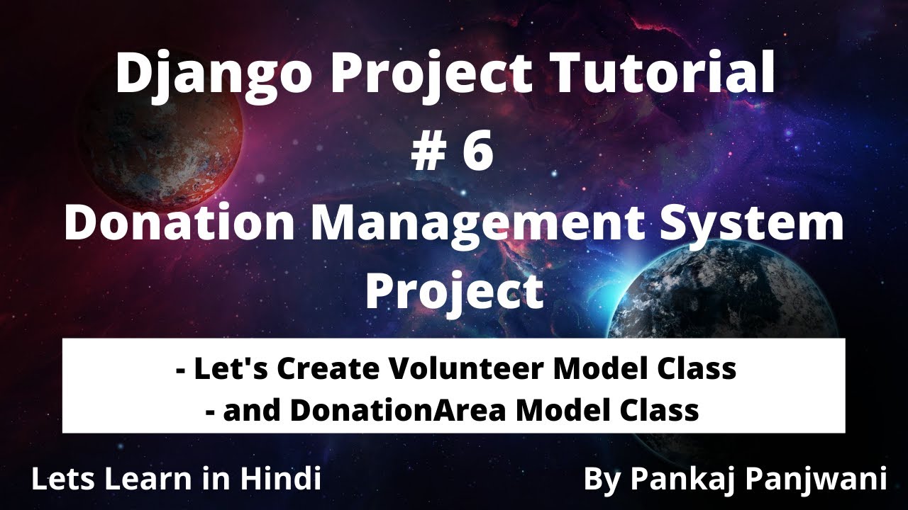 #6 Python Django Project Donation Management System