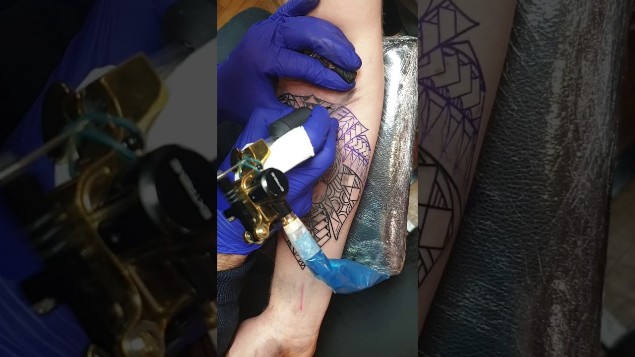 Black Work Tattoo (Tribal Reference)