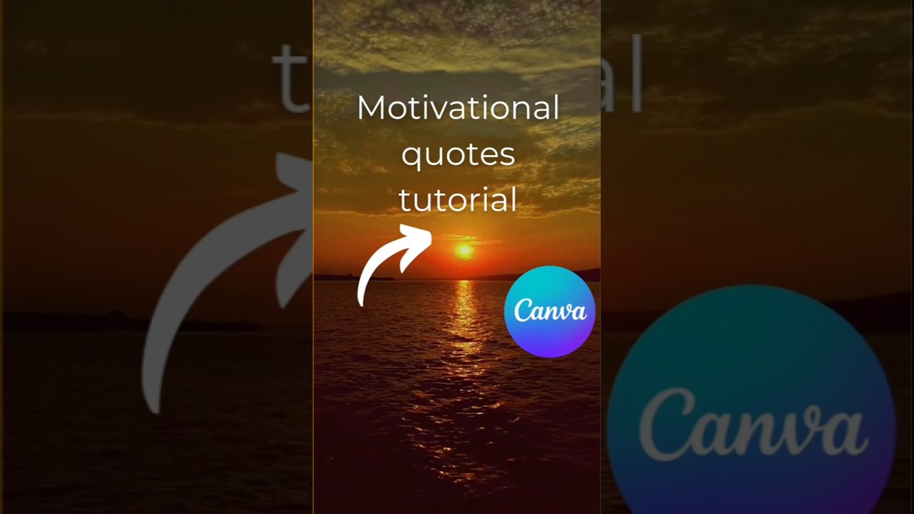 how to make motivational quotes videos in canva 😱🔥#shorts #canva #tutorial #motivationalvideo