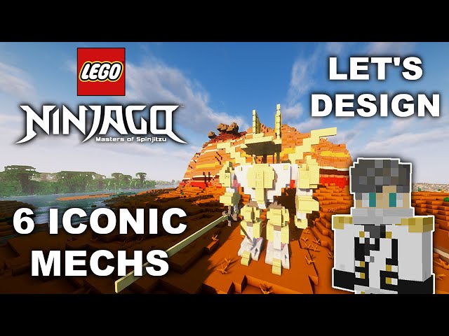 6 LEGO Ninjago mechs schematic Bundle Minecraft Map