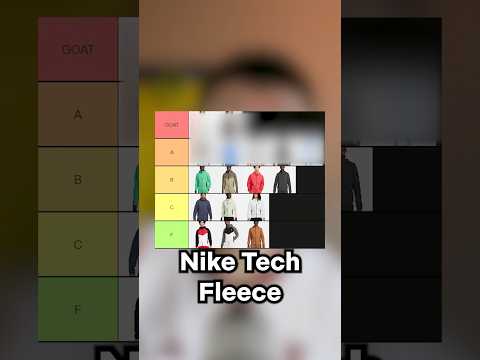 New Nike Tech Fleece Tier List #shorts #nike #niketech
