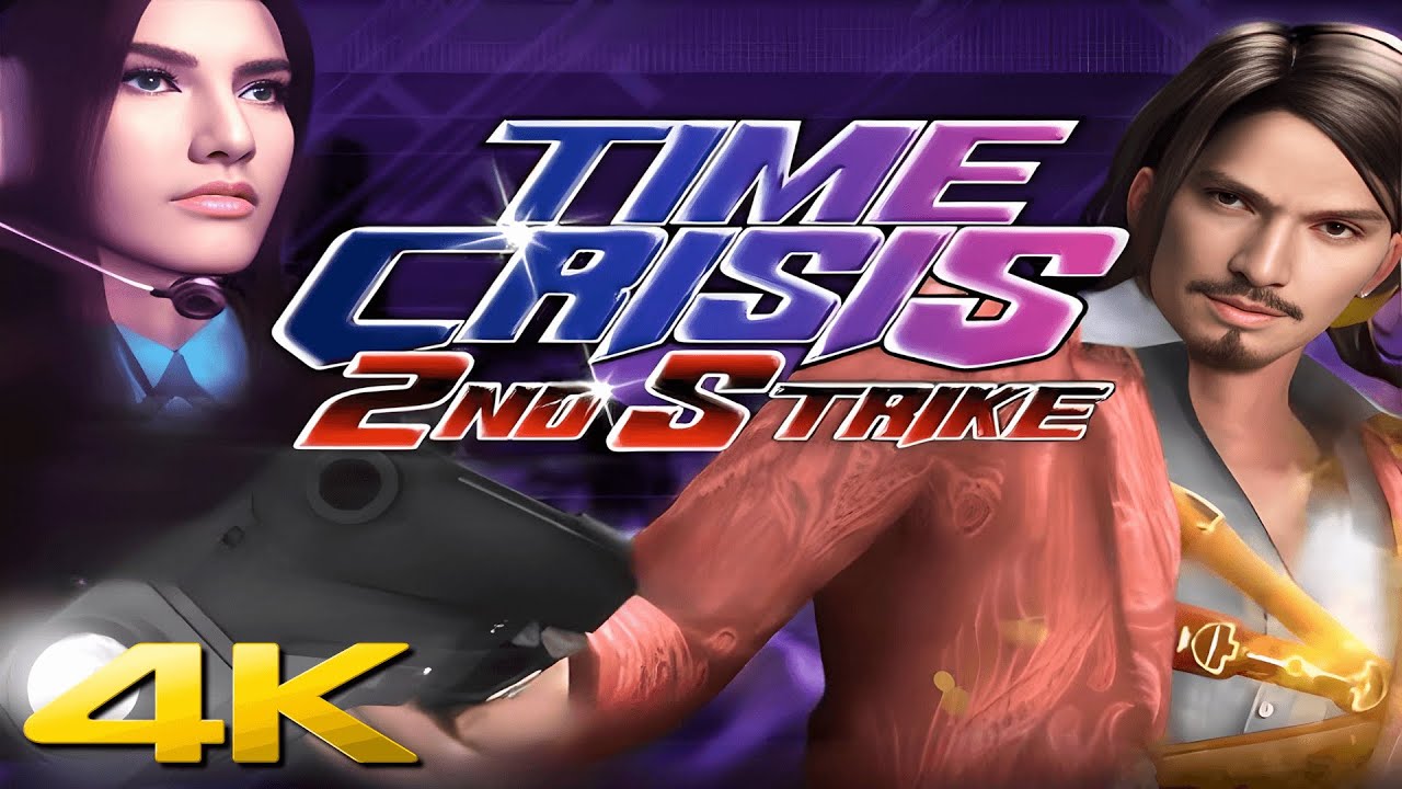 ⭐ TIME CRISIS - 2nd Strike - 100% Full Game Walkthrough | 4K/60ᶠᵖˢ