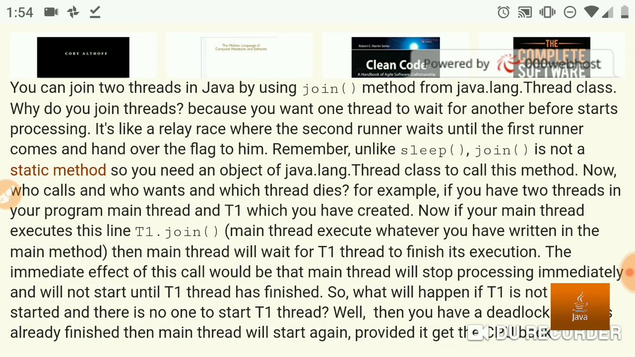 #join Thread #java How to join two threads in java
