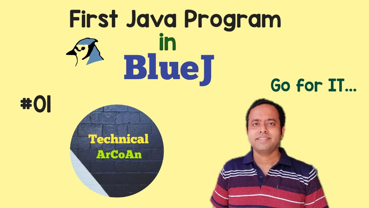 First Java Program in BlueJ IDE | BlueJ Environment | ICSE IX & X | Java Program
