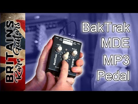 BakTrak MDE Backing Track Player Pedal (MP3 & WAV) | Reverb