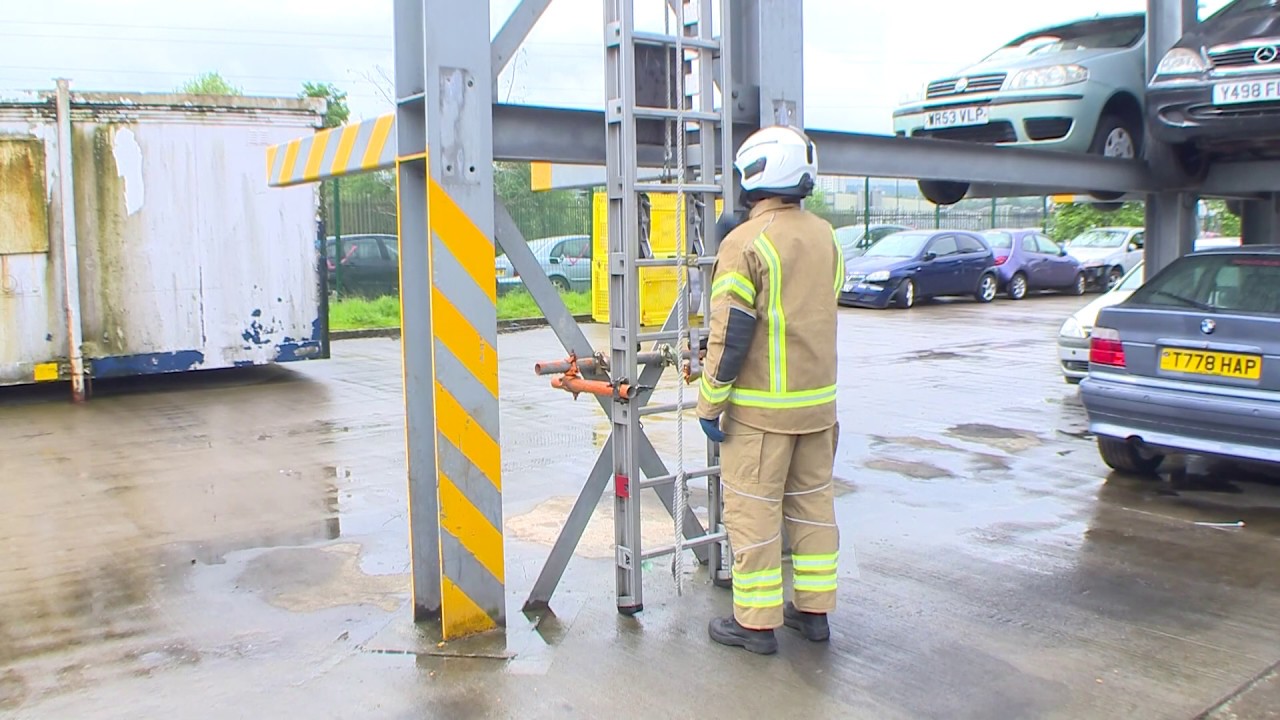 Ladder extend to lower