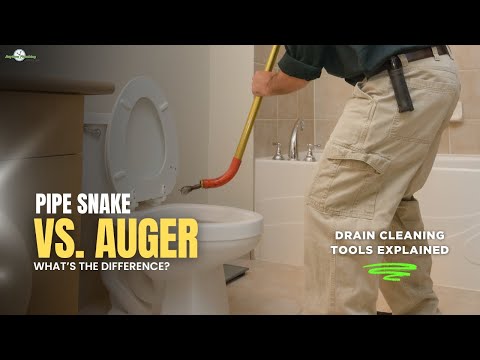 Pipe Snake vs. Auger: What’s the Difference? | Drain Cleaning Tools Explained