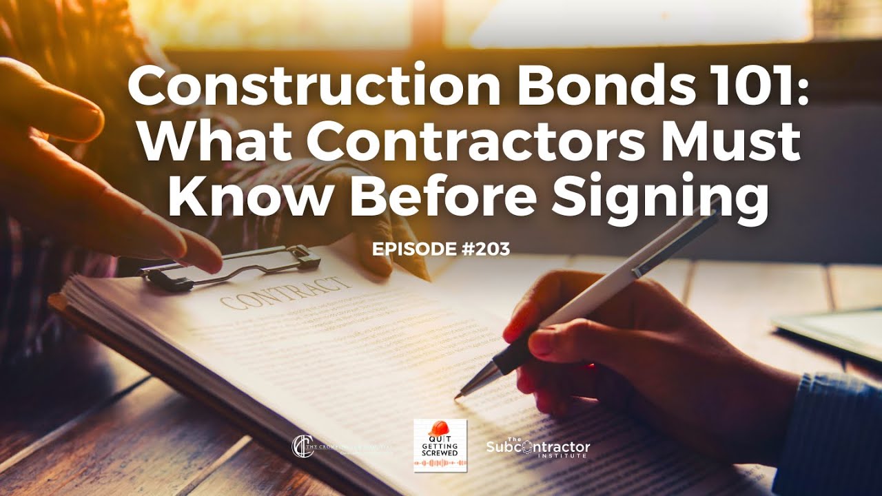 Construction Bonds 101: What Contractors Must Know Before Signing 🖋️ #contract #bluecollar #wealth