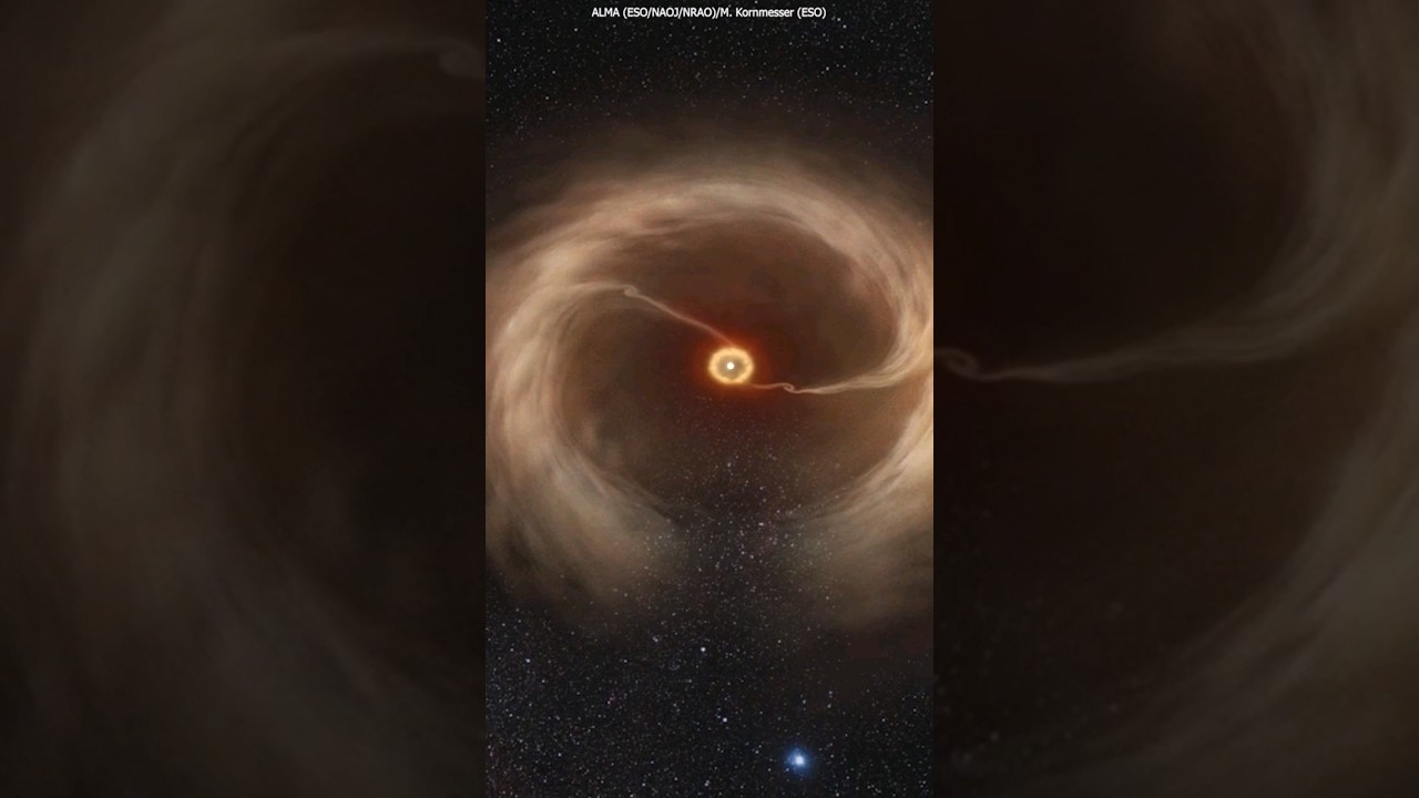 How planets form around a star. #universe #space #cosmos #solarsystem #planet