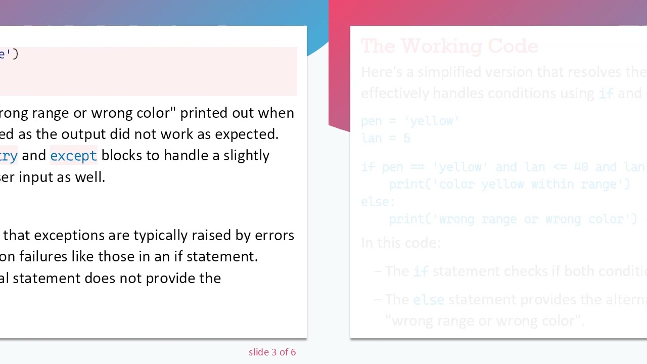 Debugging Python Try-Except: Handling Conditional Statements Effectively
