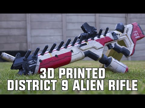 STL file District 9 Alien Assault Rifle 👽 ・3D printer model to download ...