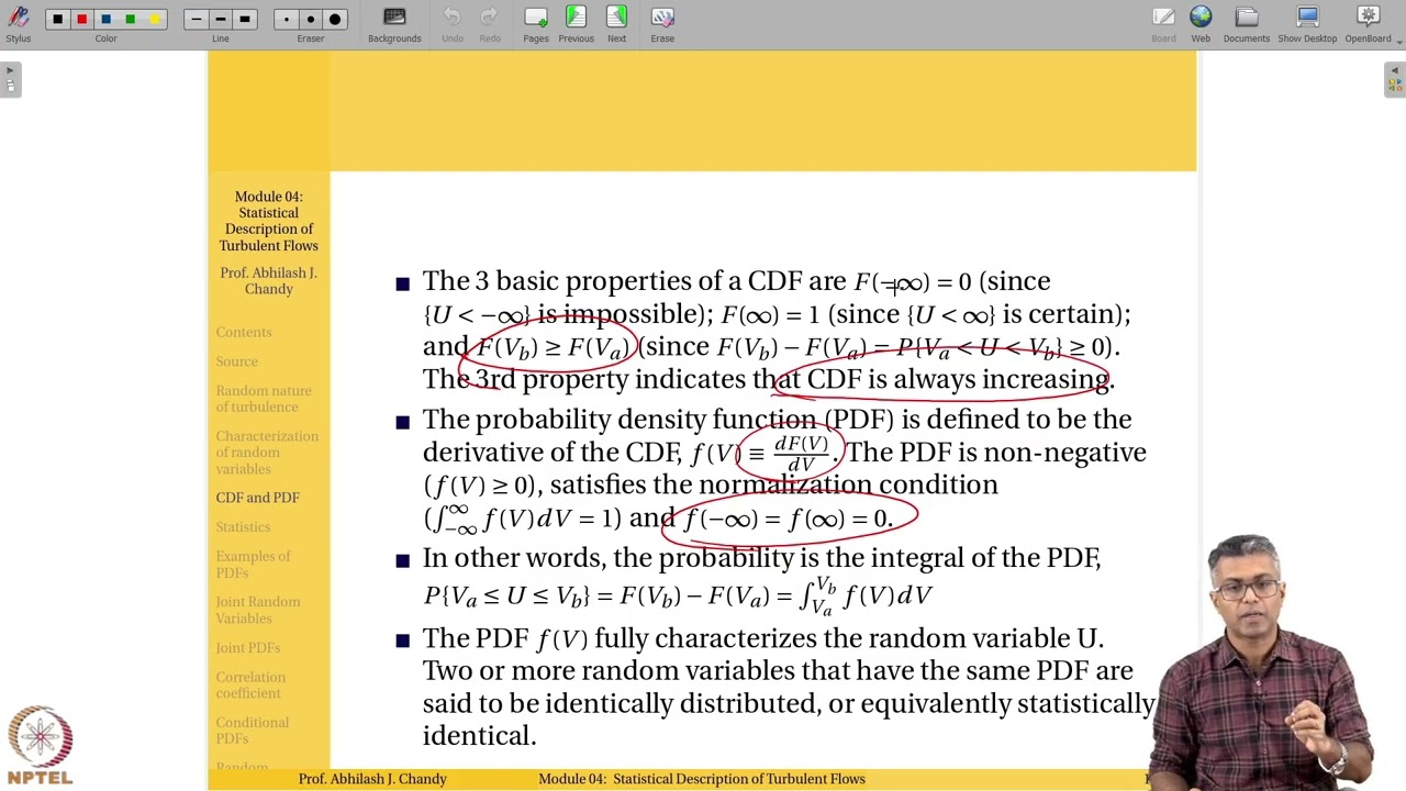 Week 4 : Lecture 18 : Characterization of random variables and examples of PDF