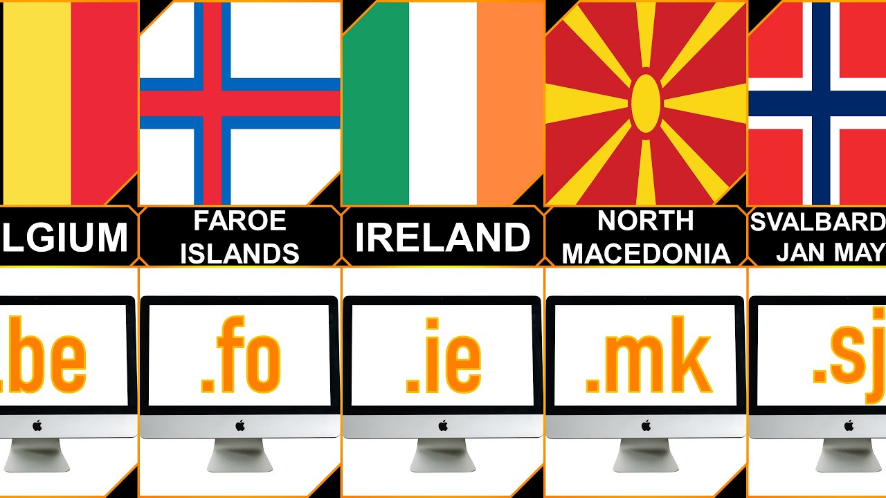 Internet European Countries code top-level domain (ccTLD)