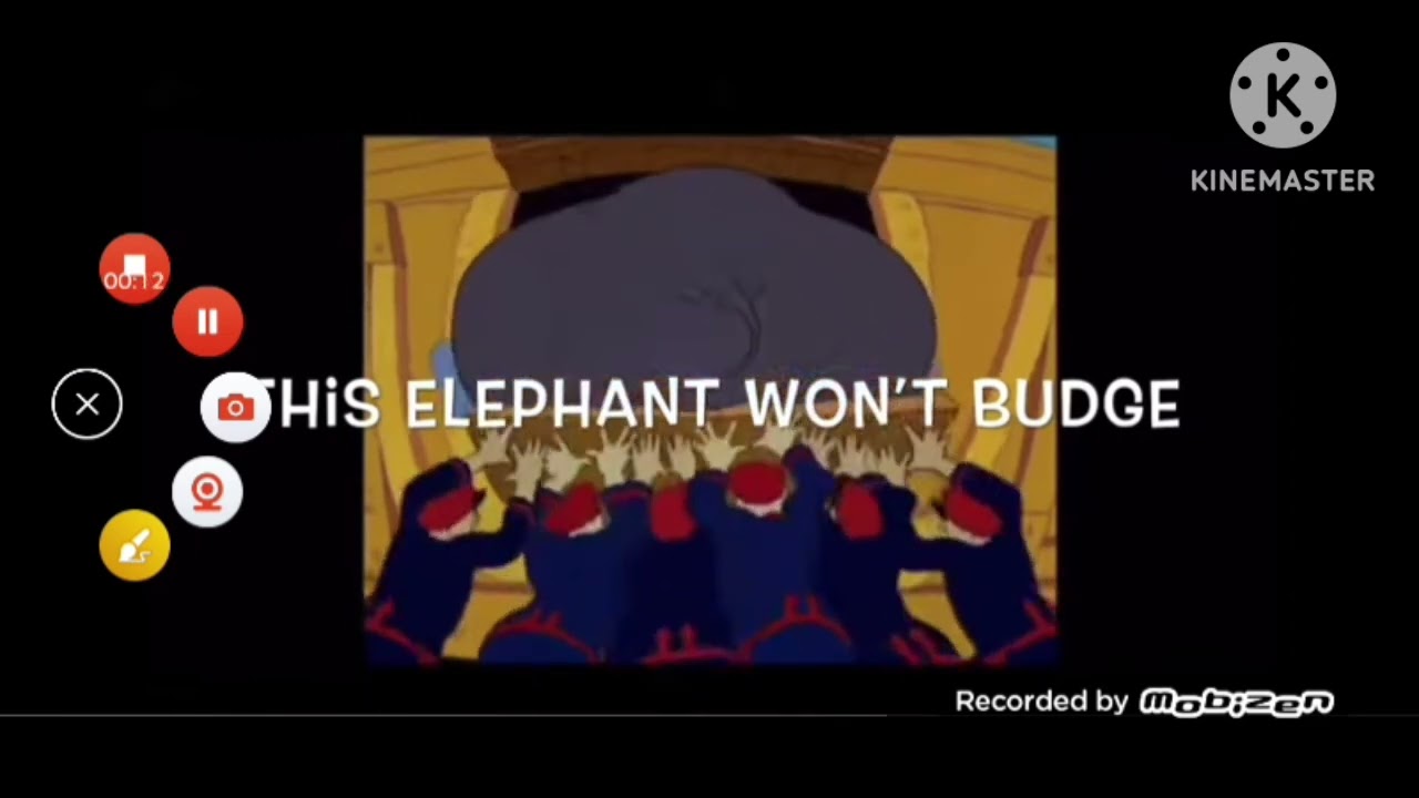 Dumbo Stuck-Clip Door Alice Big Butt
