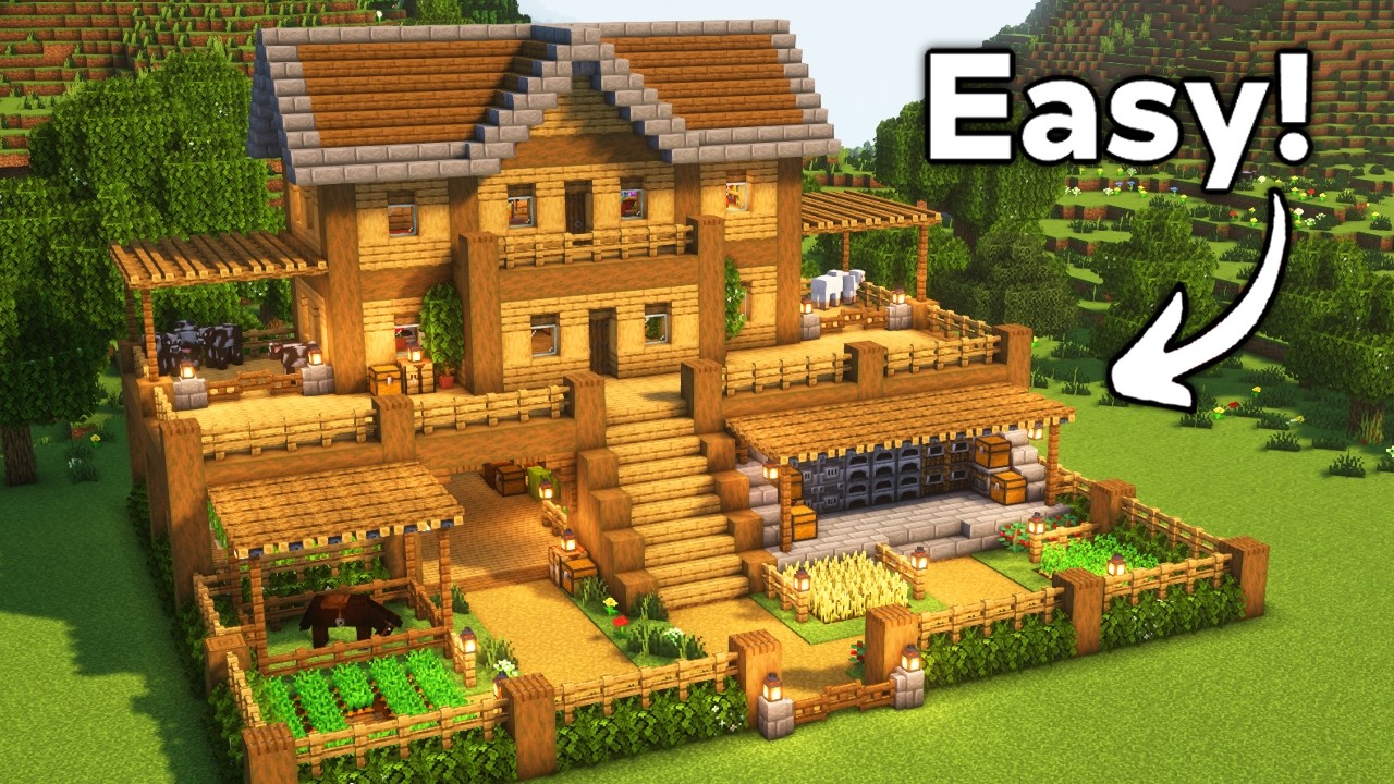 Minecraft: How to Build a Starter Survival Base | Tutorial🏠