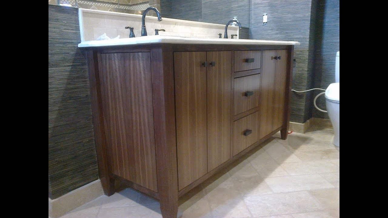 Walnut Bathroom Vanity