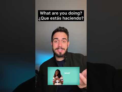¿Que estás haciendo? (En inglés)