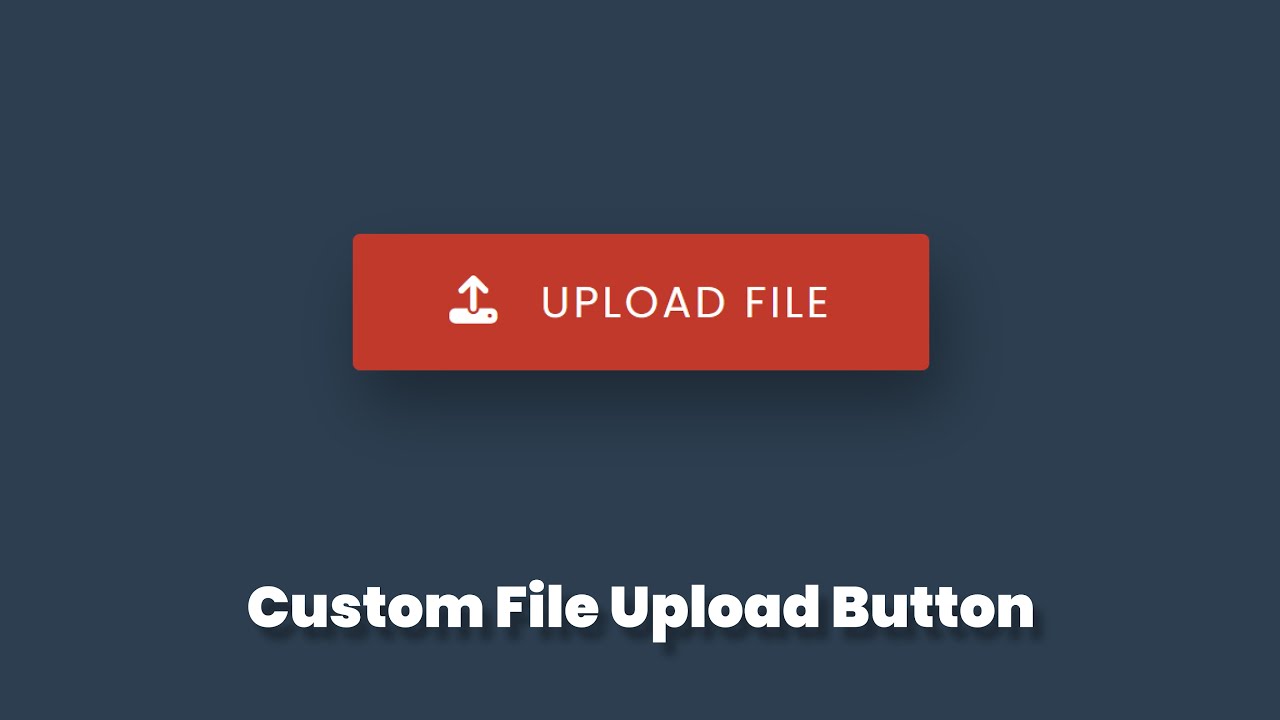 Custom File Upload Button In Pure CSS | #DeveloperHub