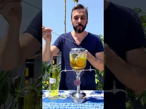 Absinthe ice tea: the Green Fairy