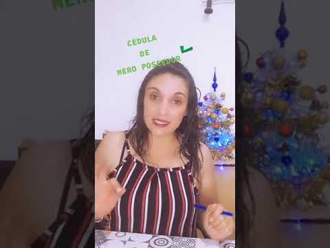 CÉDULA DE MERO POSEEDOR.