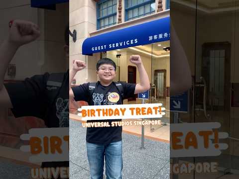 Birthday benefits at Universal Studios Singapore! π₯³πΈπ¬