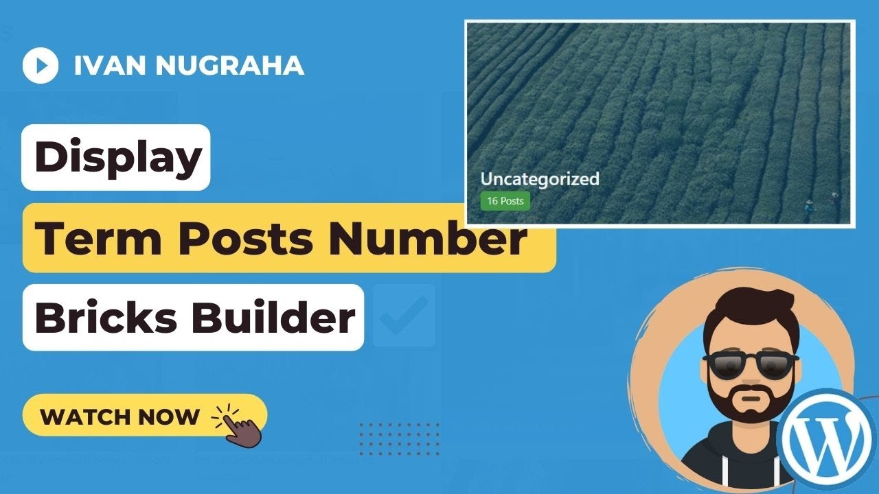Bricks Builder for Wordpress: Display Posts Count Number in Term Query Loop