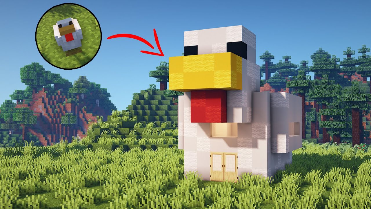 Minecraft: How to Build a Simple Chicken House