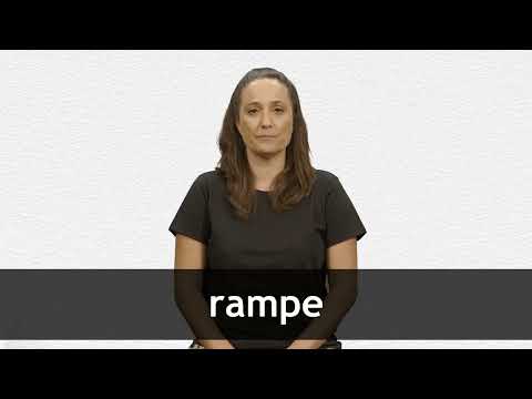 English Translation of “RAMPE” | Collins French-English Dictionary