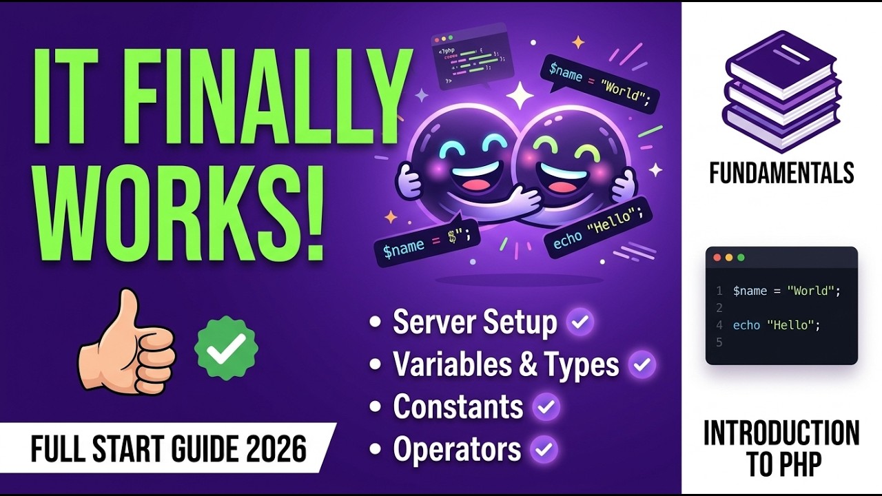 Stop Guessing PHP: The Essential Guide to Basics, Constants & Setup