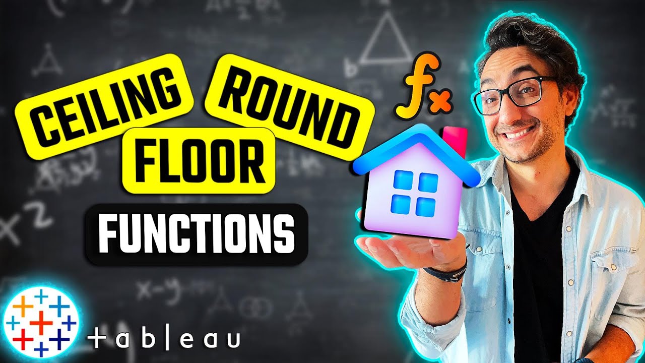 Round Functions: CEILING, FLOOR, ROUND | #Tableau Course #81