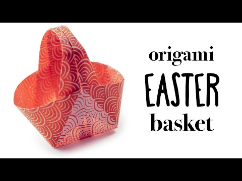 Origami Easter Basket Tutorial | The Secrets of Origami