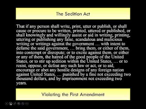 Alien and Sedition Acts