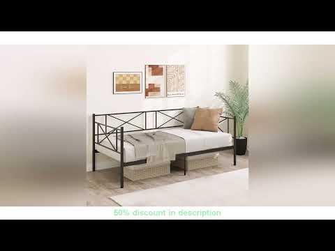 Why Everyone’s Talking About This Product! Twin Daybed Frame, Metal Day Bed With Storage, Headboar
