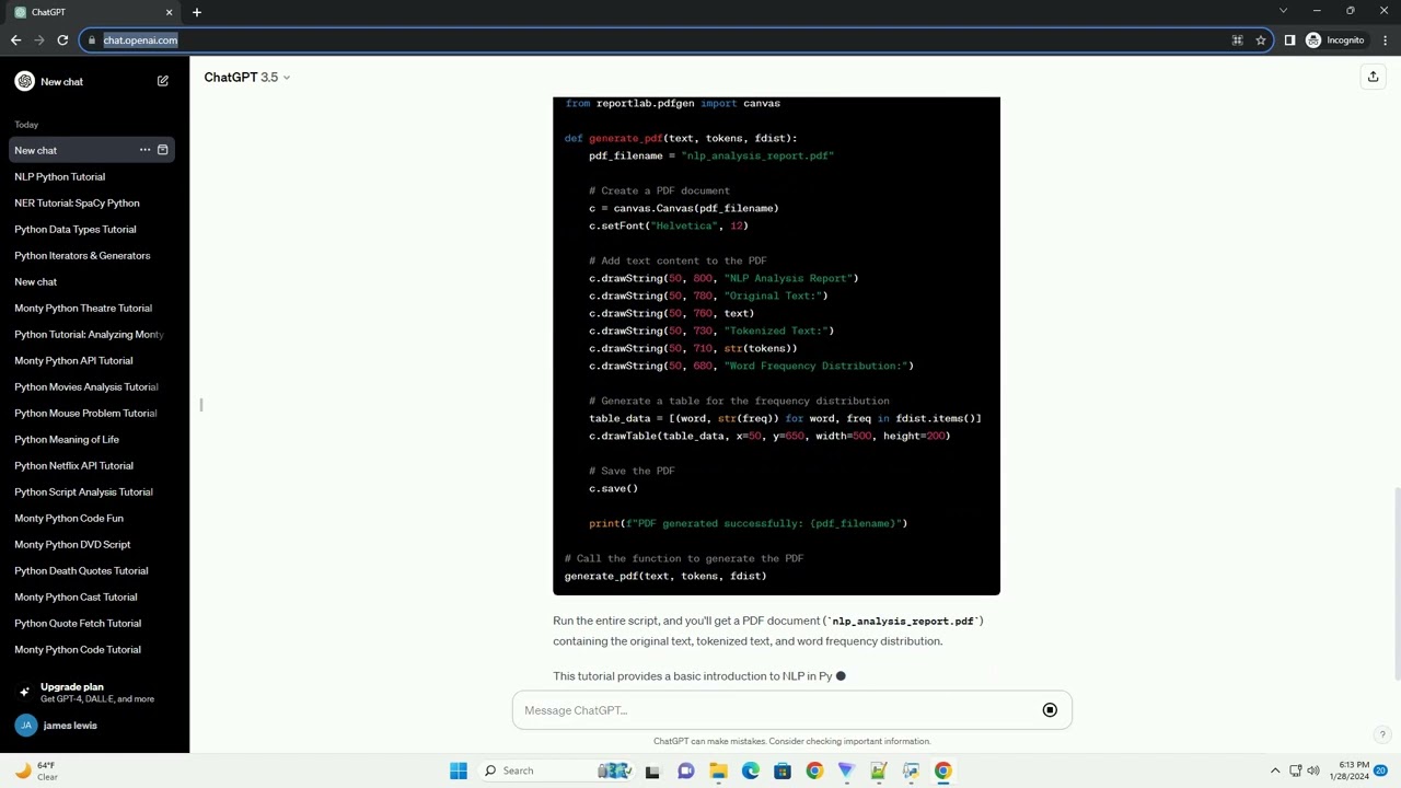 natural language processing in python pdf