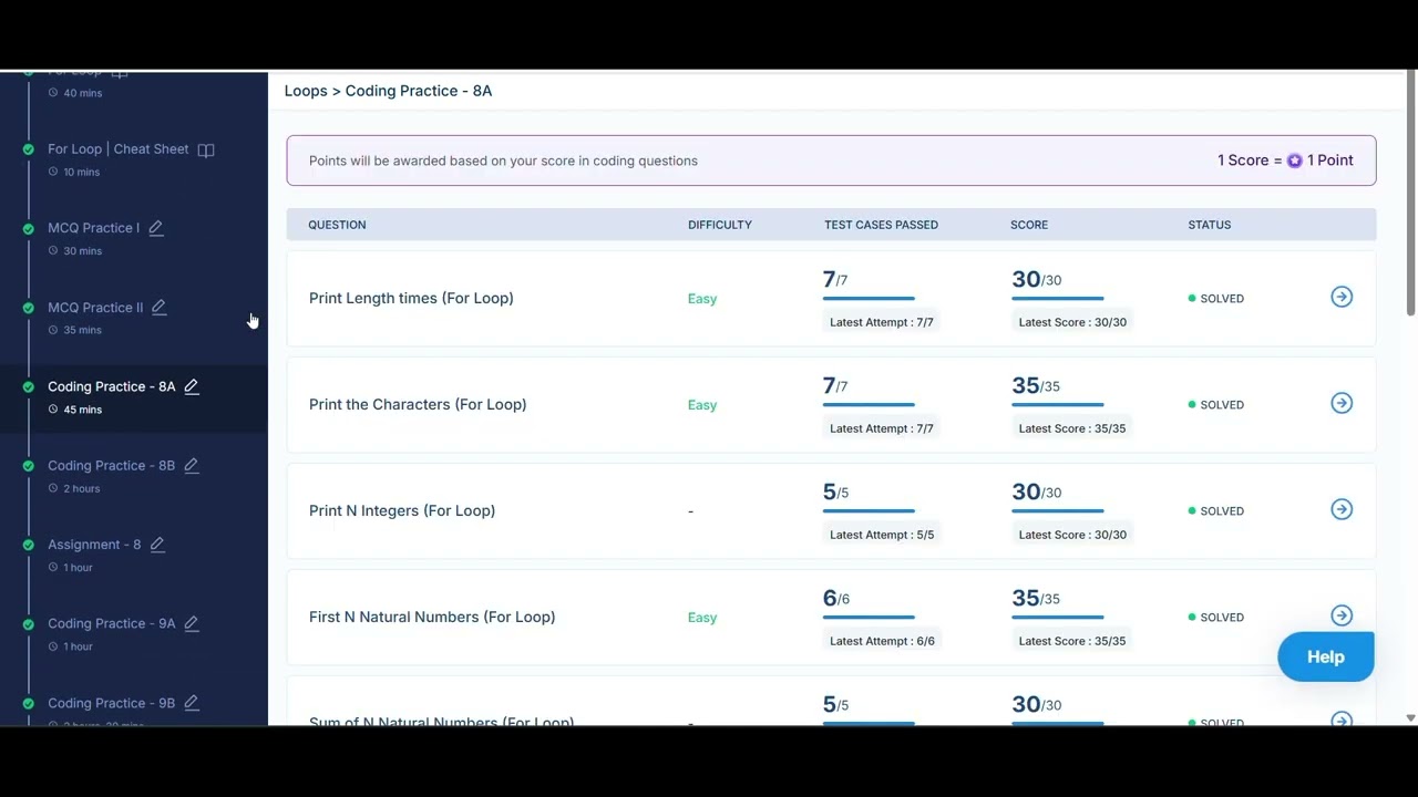 Python | Loops | Coding Practice-8A | NxtWave |CCBP 4.0