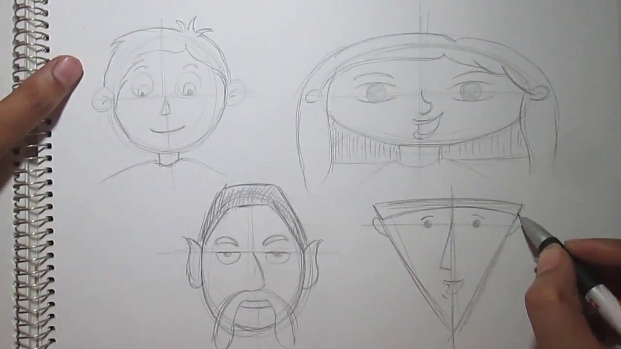 Chapter-02 - How to Draw Cartoon Faces (Basic Shapes)