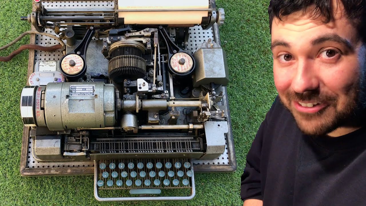 I Bought A 1950s Teletypewriter - Electronic Mail Before Emails Existed.