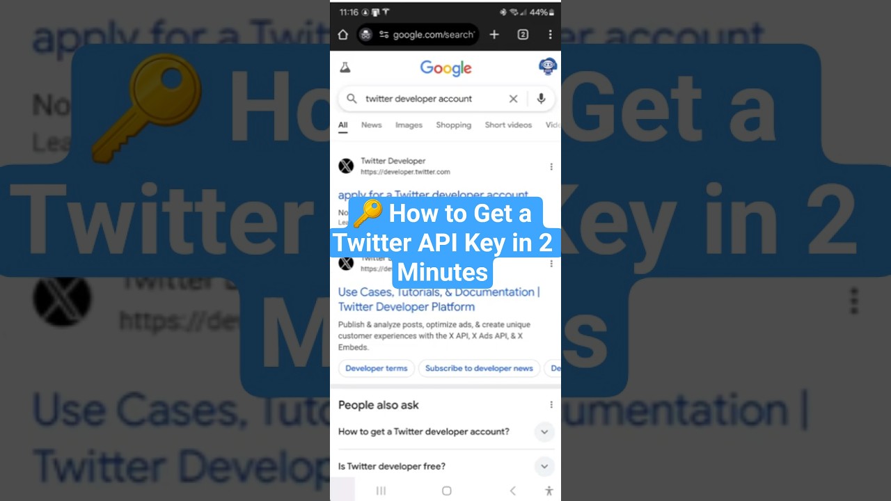 🔑 How to Get a Twitter API Key in 2 Minutes! #TwitterAPI #datascience  #datacollection  #LBSocial