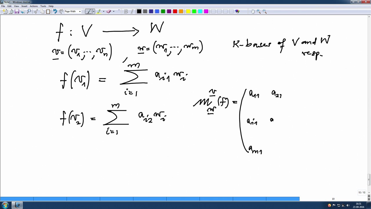 Understanding the Matrix of a Linear Map | Galaxy.ai