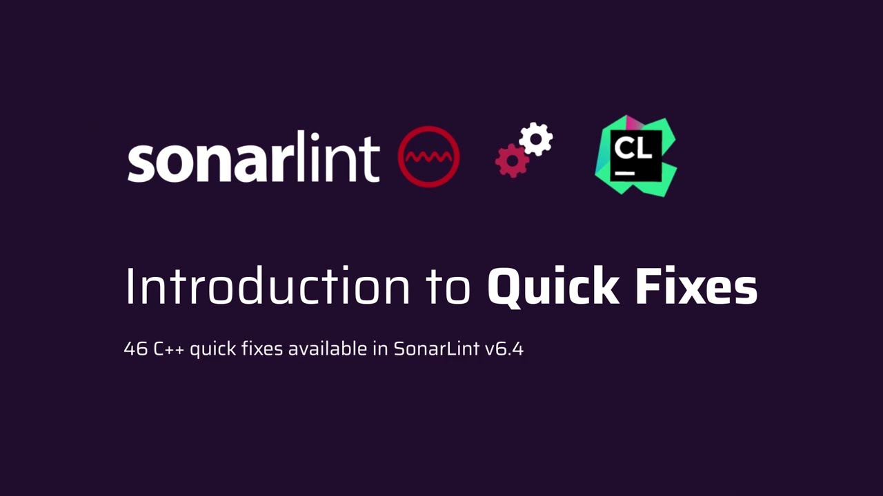 Intro to C++ Quick Fixes in CLion with SonarLint