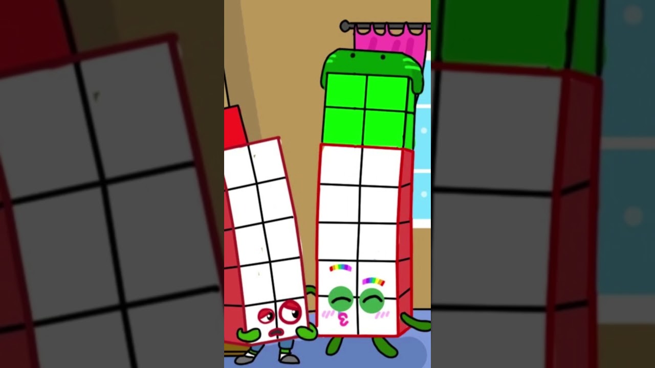 I watch you, don't do that NB 14   #numberblocksfanmadecoloringstory #fanmade