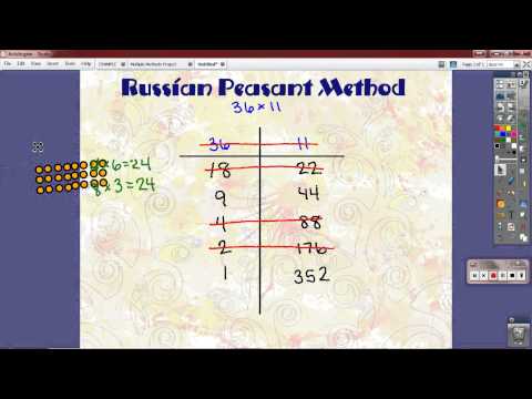 Russian Peasant Multiplication | Mr Stevenson's Maths Class