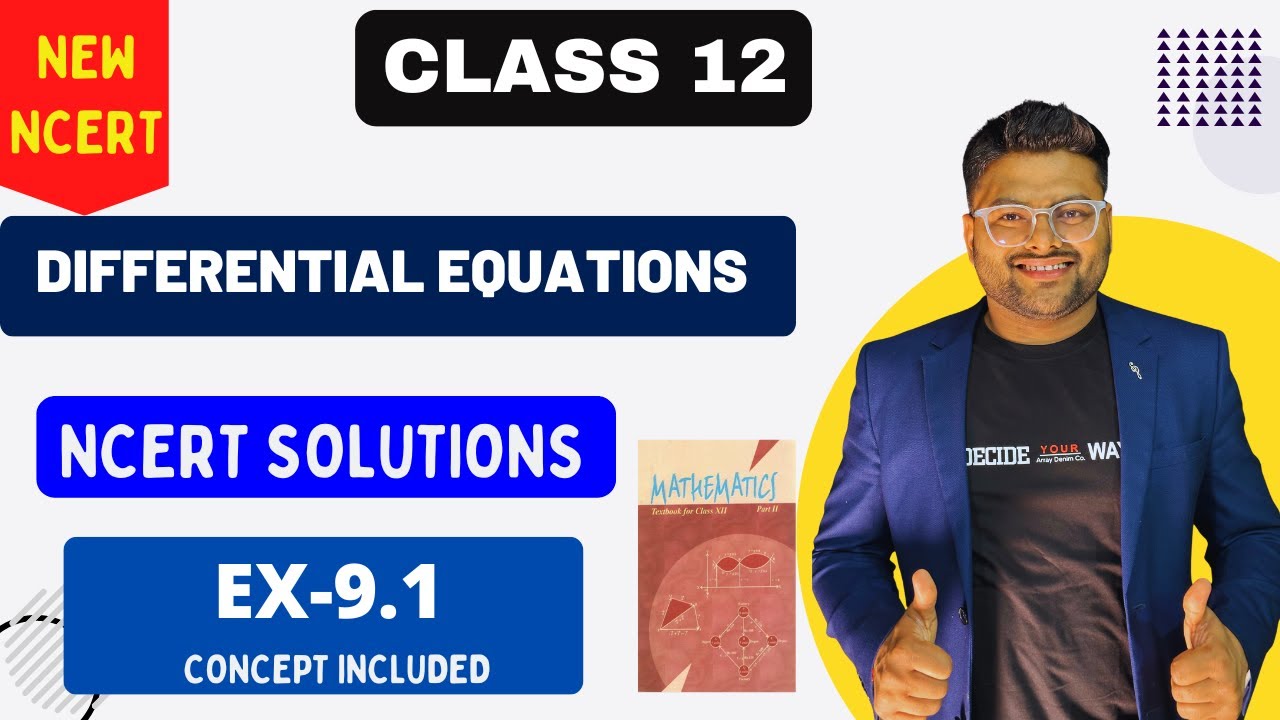 Chapter 9 Differential Equations | Exercise 9.1 I New NCERT solution Class 12 I Class 12 I A4S