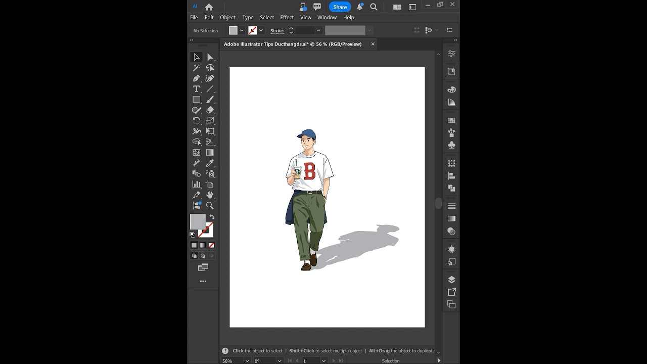 Adobe Illustrator 2025 - How to Create People Shadows Like a Pro #ducthangds
