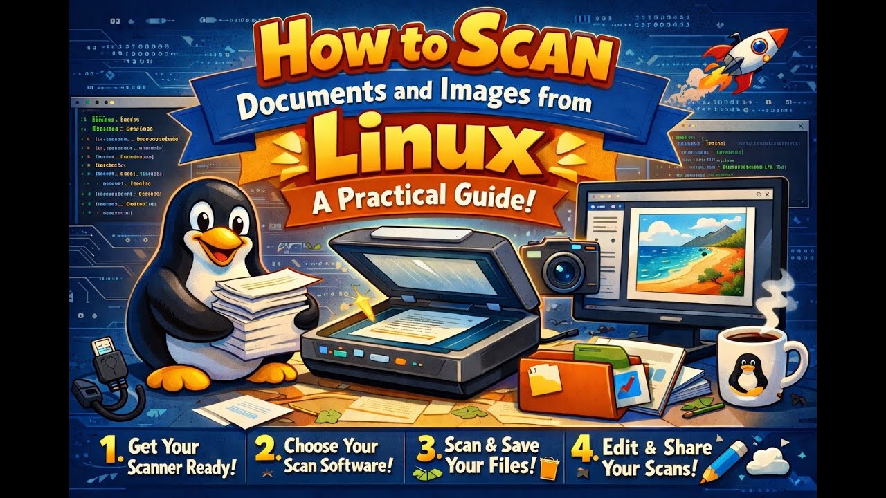 How to Scan Documents and Images from Linux: A Practical Guide!